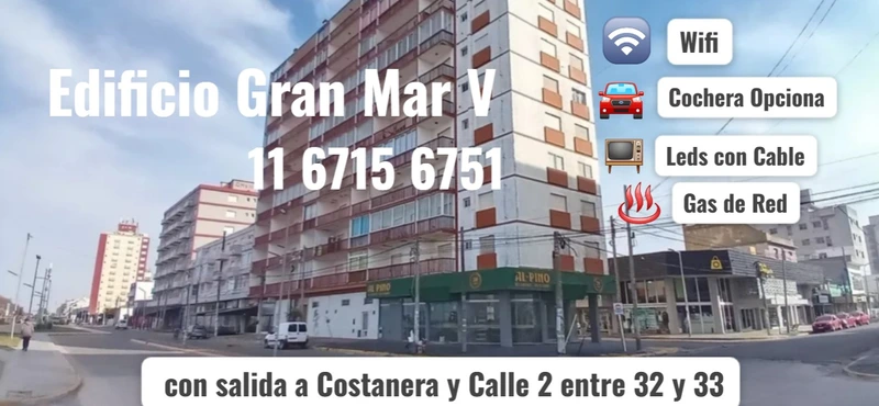 Alquilo en Santa Teresita 2 ambientes hasta 4 personas-wifi-cable-gas ...